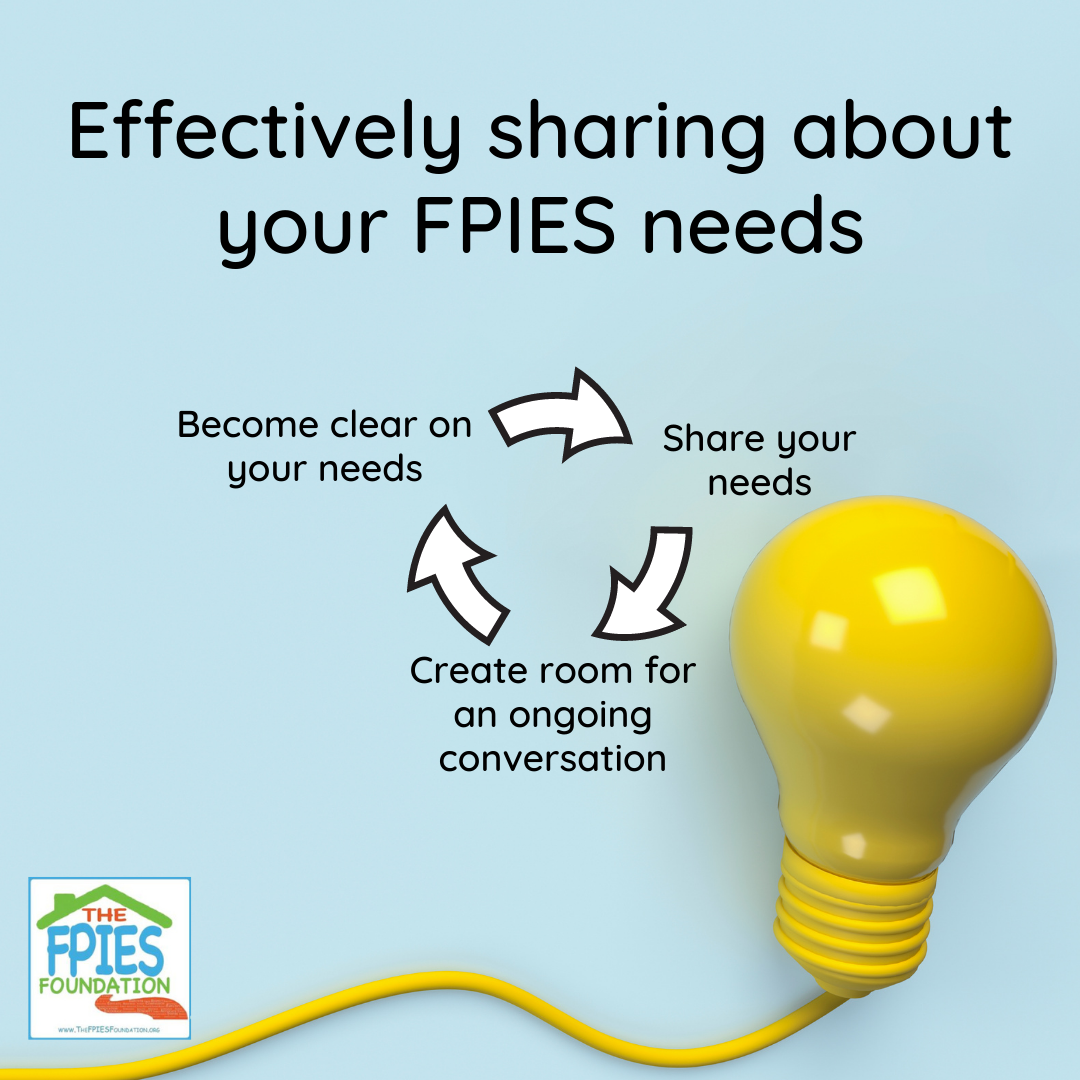 Talking about FPIES- Part Two: Effectively Sharing Your Needs with ...